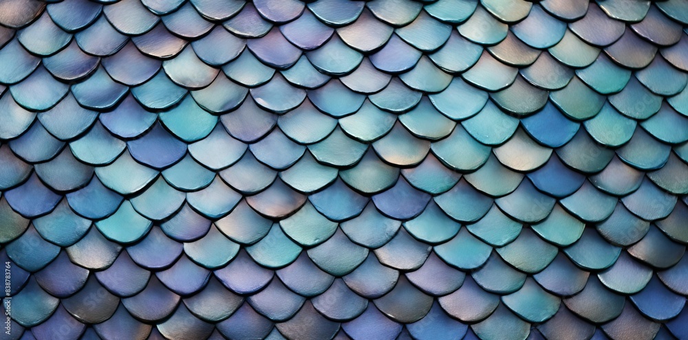 scales texture on a blue background a row of scales arranged in a row ...