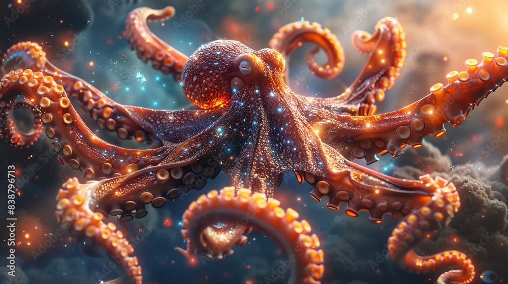 Cosmic Octopus - Stunning Hyper Realistic Space Exploration in Ultra HD ...