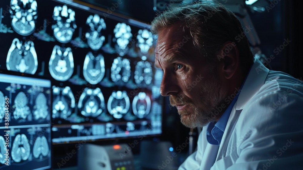 Radiology in Focus: A radiologist examines X-rays and MRI scans ...