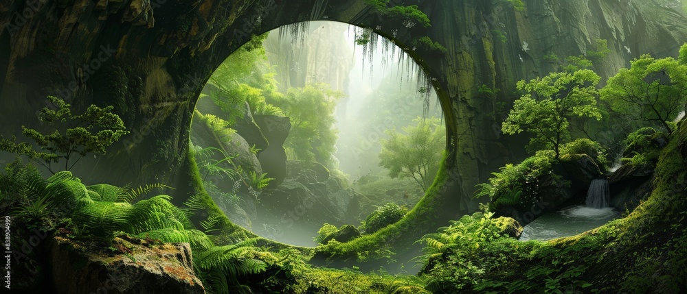 The endless cave, a fascinating marvel of nature, amazes with its ...