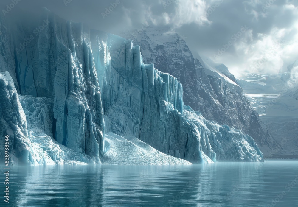 The melting of glaciers due to global warming is causing landscapes to ... The melting of glaciers due to global warming is causing landscapes to ...