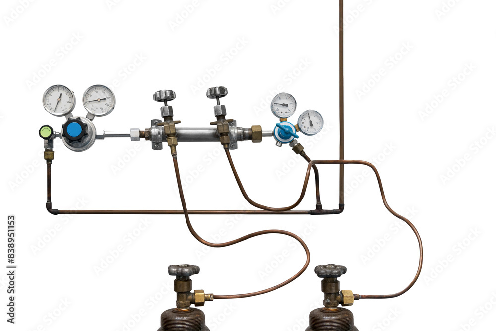 system for supplying liquefied oxygen and nitrous oxide from metal ...