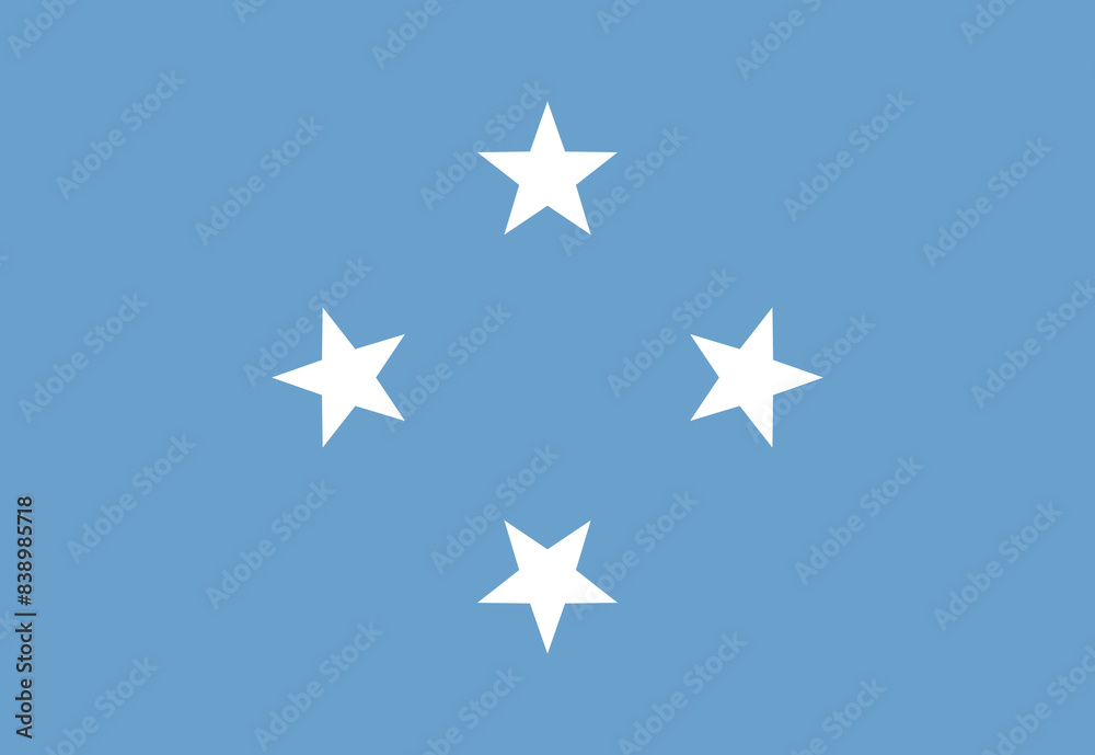 amazing Micronesian flag illustrator country flags Stock Vector | Adobe ...