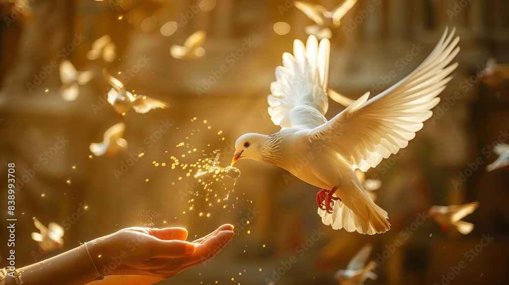 Bible Holy Spirit Anointing Focus on a person being anointed with oil ...