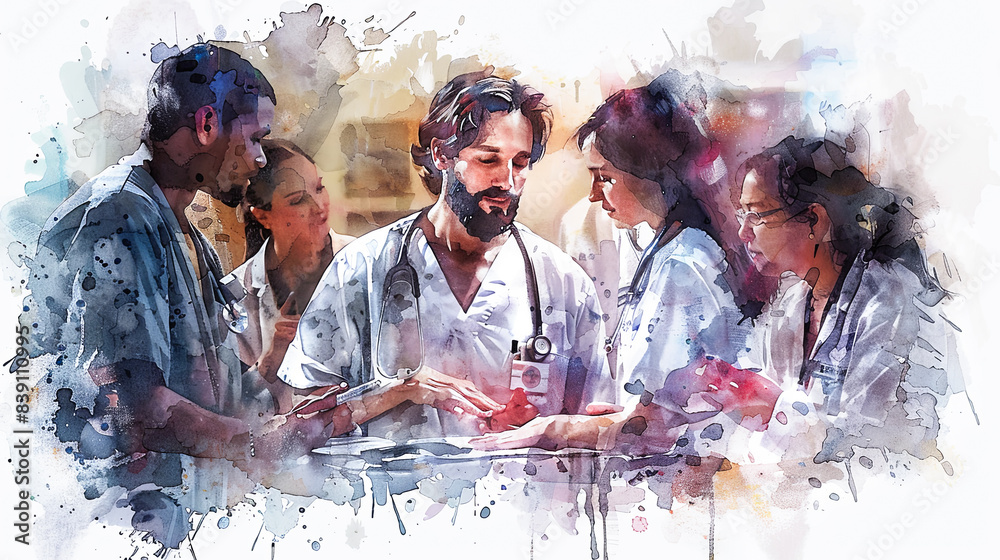 Digital watercolor painting of Jesus Watercolor painting, Jesus ...