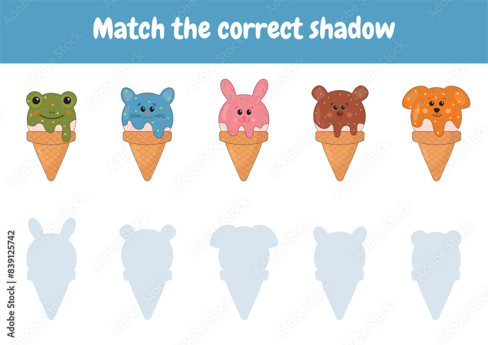 Educational games, learning worksheets for kids. Find the correct ...