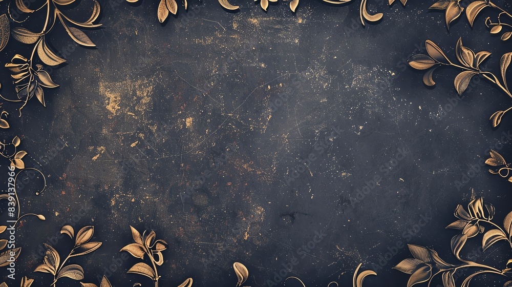 Edwardian Mourning, border, background Wallpaper, blank in the middle ...