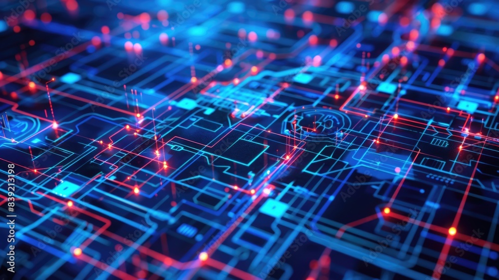 an architectural blueprint of an optical network topology, showing ...