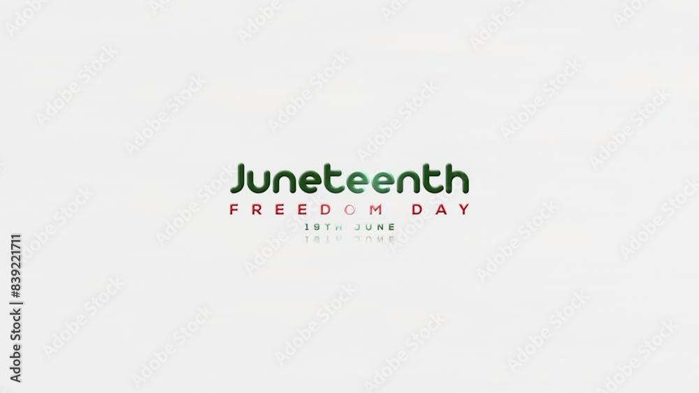 June 19 Juneteenth Freedom Day, Simple Happy Freedom Day, Celebrate ...
