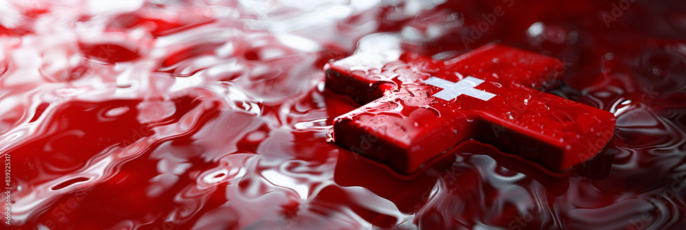 The Symbolic Red Plus: A Beacon of Health" "Red Plus Sign Chronicles ...