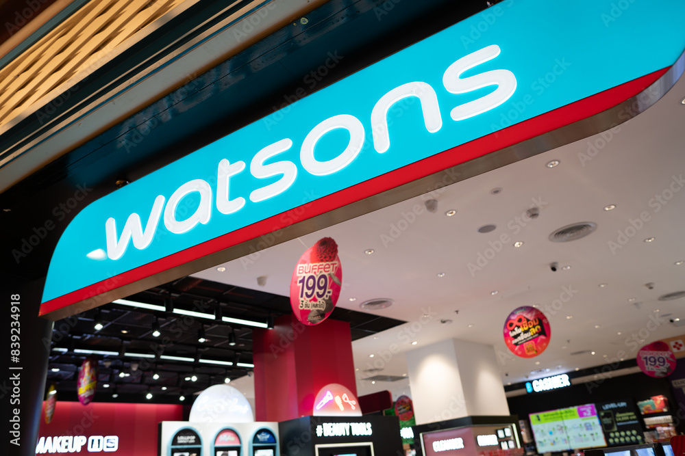 BANGKOK, THAILAND - OCTOBER 26, 2023: Watsons store in Terminal 21 ...