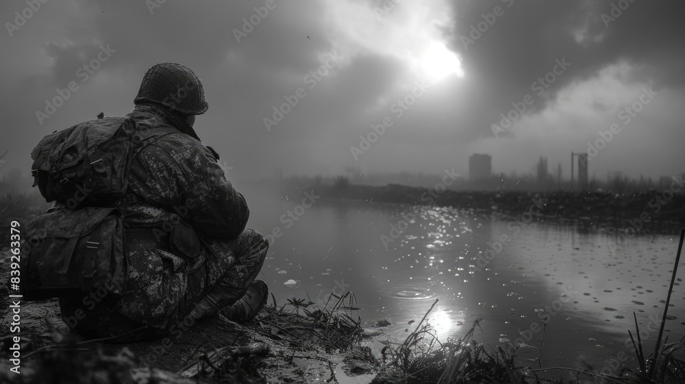 An emotional photo of a soldier from the Second Great War: a tragic ...