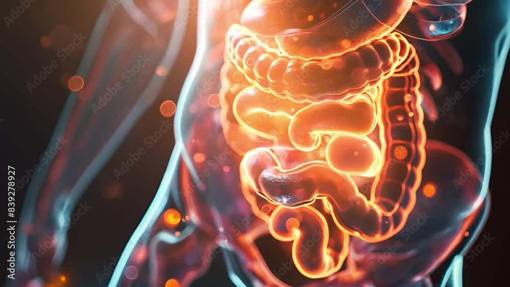 Human digestive system parts, Human digestive system anatomy animation ...