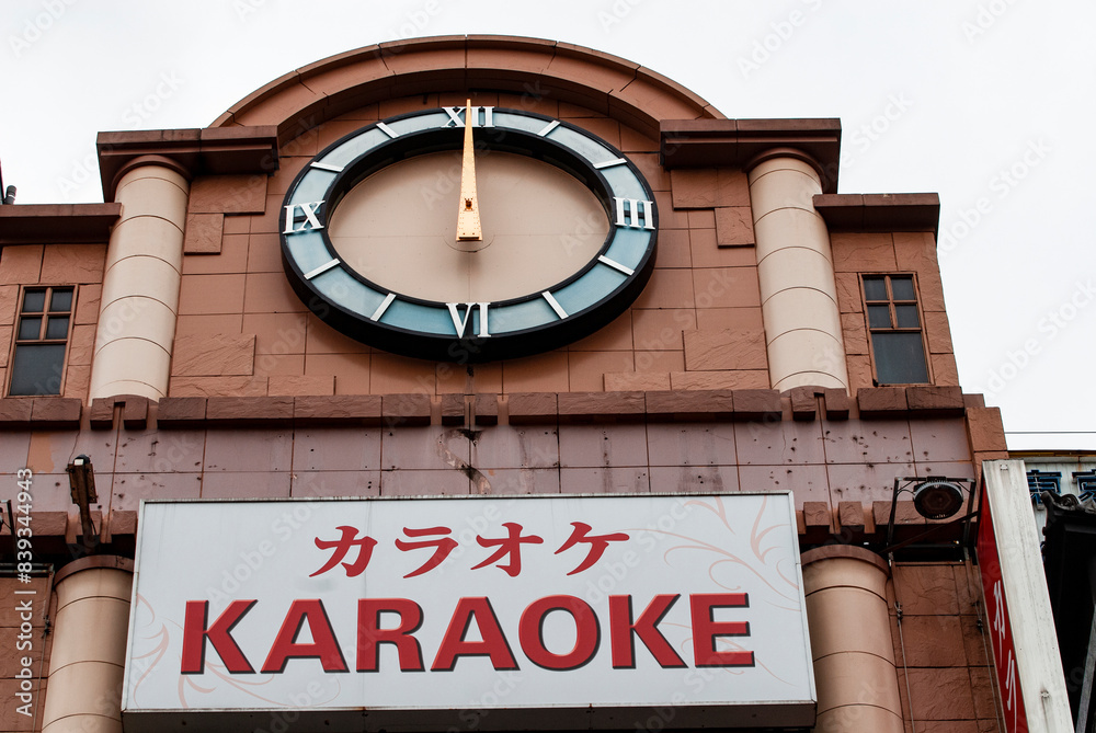 Tokyo, Japan APRIL 2024 :street view near Keisei Ueno Station with ...