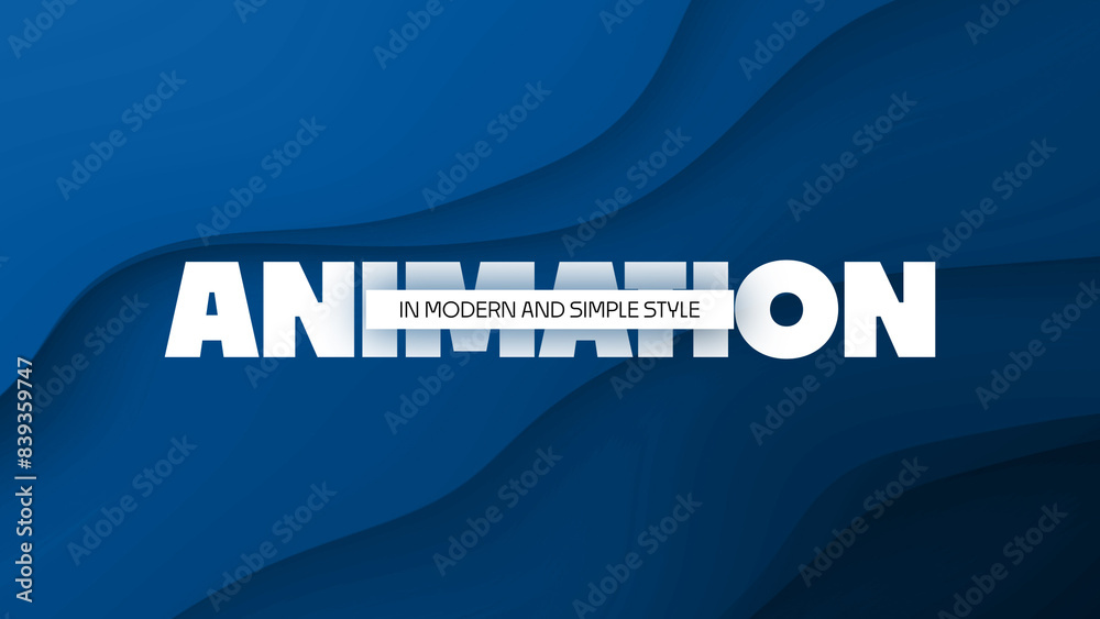 Text Animation in Modern and Simple Style Stock Template | Adobe Stock