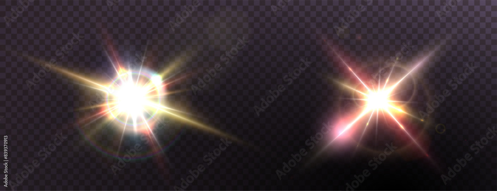 Flash, realistic highlights, glowing effects, camera light, sunlight ...