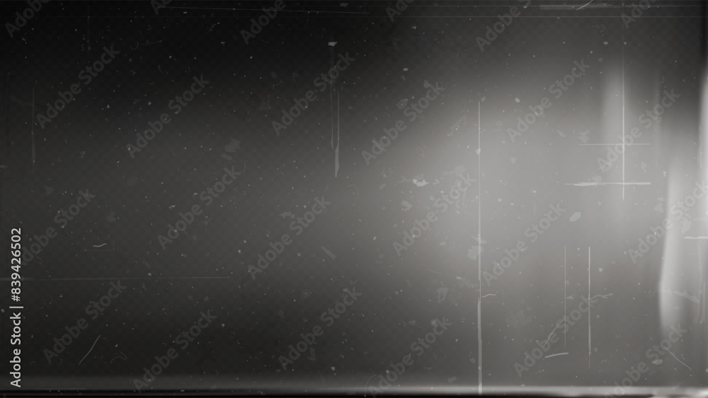 Old film texture with scratches, noise and light leaks. Realistic ...