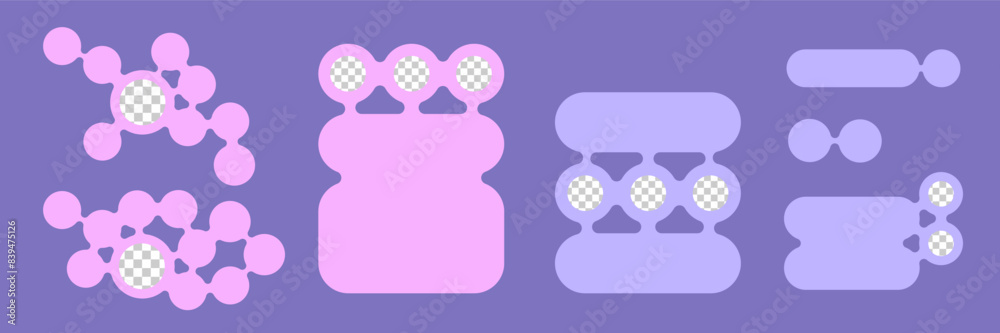 Web UI UX Design elements, Web frame, blocks, buttons concept. Morph ...