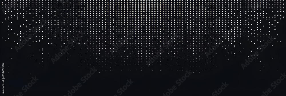 Halftone pixelated gradient background. Faded square particles texture ...