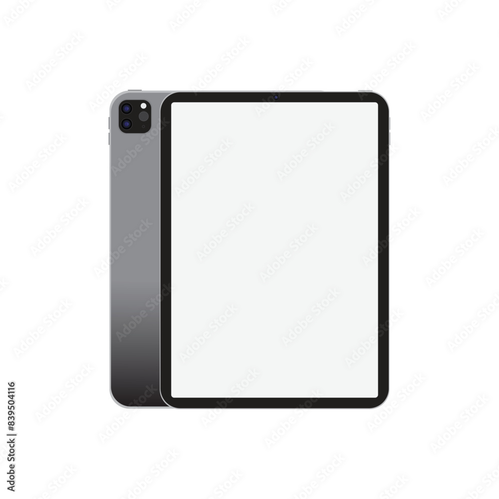 ipad clipart. vector ipad clipart or illustration isolated on white ...