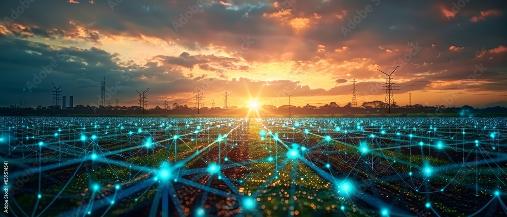 Innovative green energy data center, cloud technology, clean electric ...