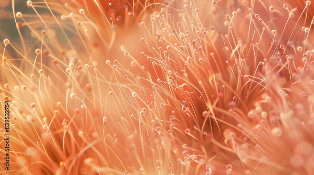 A highresolution image of the hair matrix the region at the base of the ...