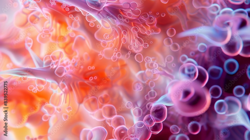 A microscopic view of the hair bulb the swollen base of the hair ...