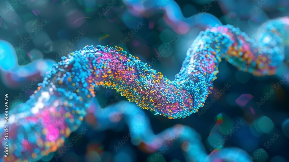 Detailed view of a chromosomes kinetochore a protein complex that helps ...