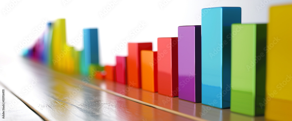 Bar chart illustrating the performance of sectors in the stock market ...