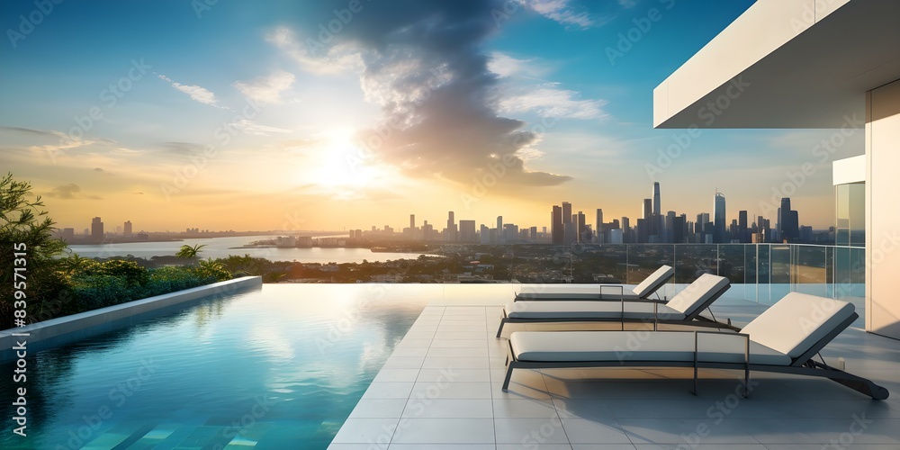 Luxurious Miami Villa with Private Rooftop Infinity Pool and City ...