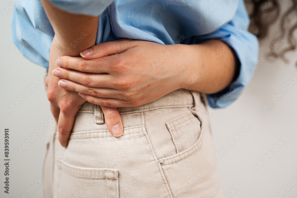 Woman with pelvic inflammatory disease. PID infection of one or more of ...
