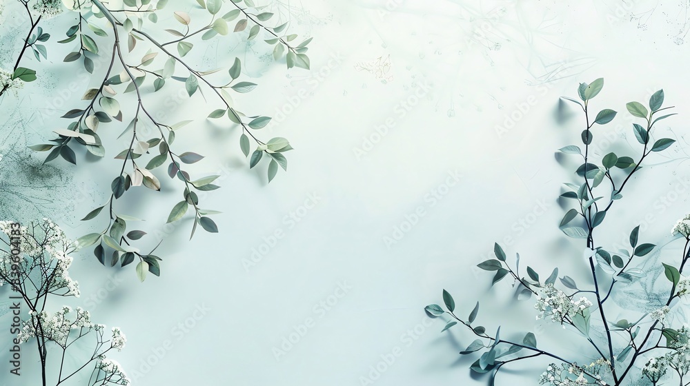 Dreamweaver Elm, border, pastel color background Wallpaper, blank in ...