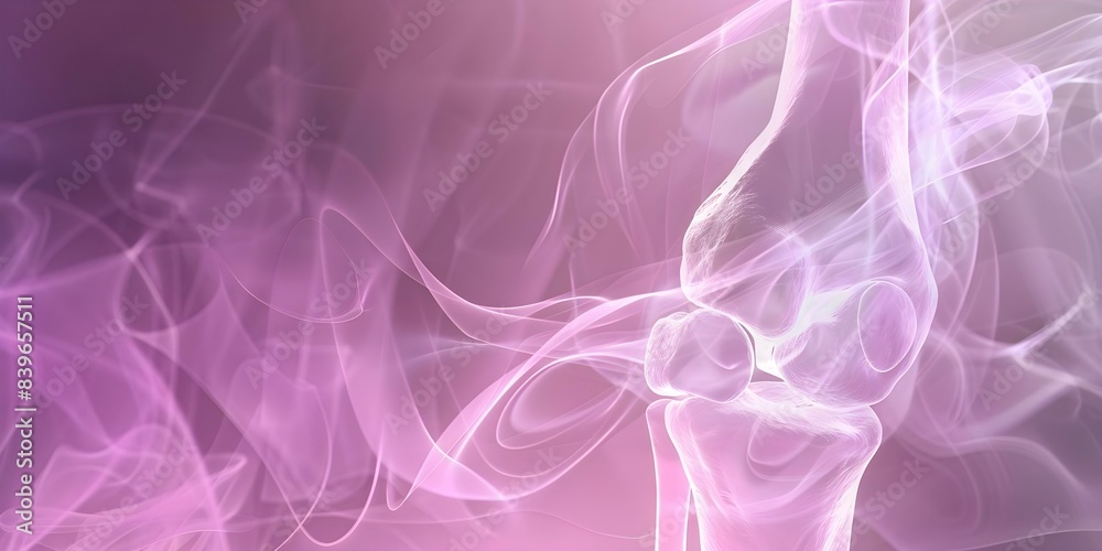 Highlighted tibia bone with sharp shin pain and visible deformity in ...