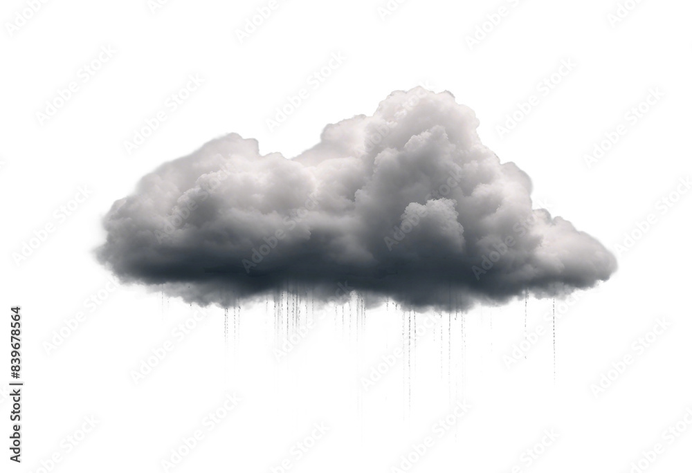 Rain cloud isolated on transparent background cutout Stock Photo ...