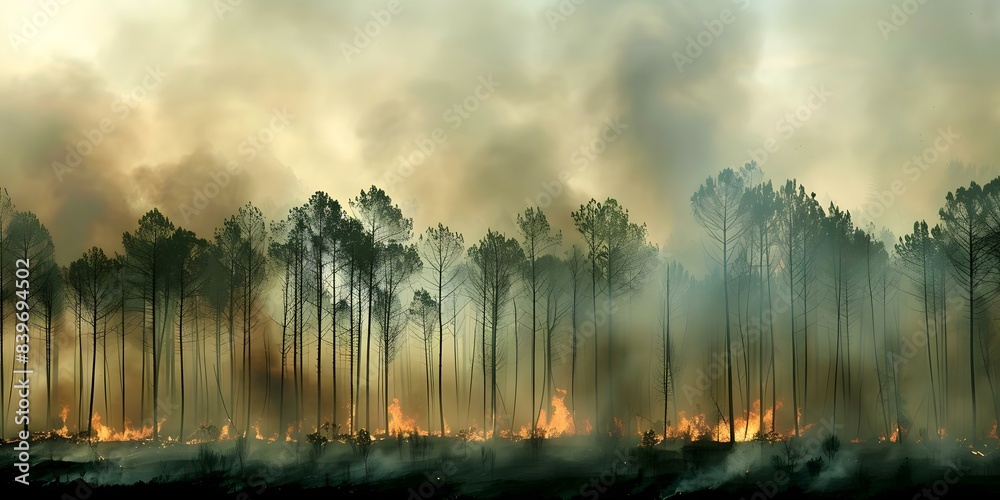 Rising temperatures exacerbate wildfires, causing widespread damage to ...