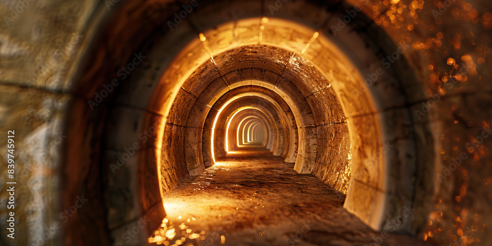 Underground Catacombs: A maze of tunnels and chambers, resembling ...