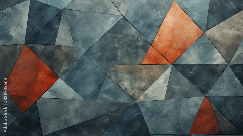 Explore the beauty of geometric marble design with flat textures ...