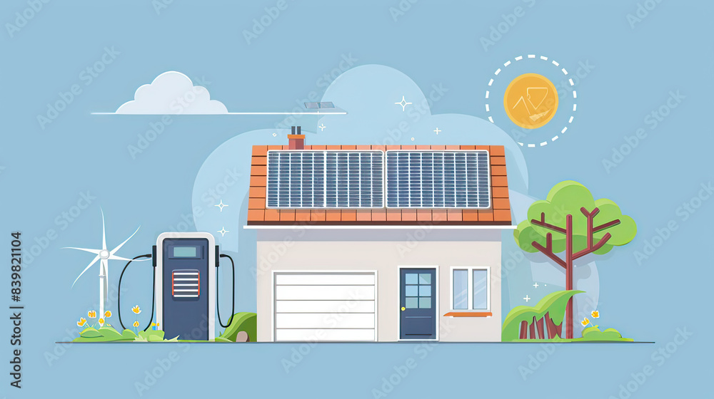 The smart grid diagram is shown below. Isometric illustration of ...