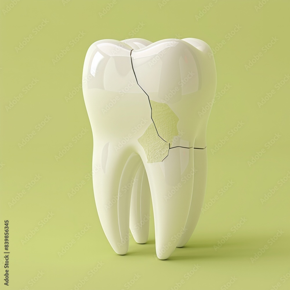 Tooth with Composite Bonding 3D Icon Create an icon showing a tooth ...