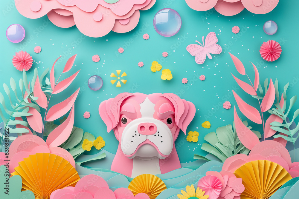 Paper cut art, Layered paper craft animals, 3D paper sculptures, Multi ...