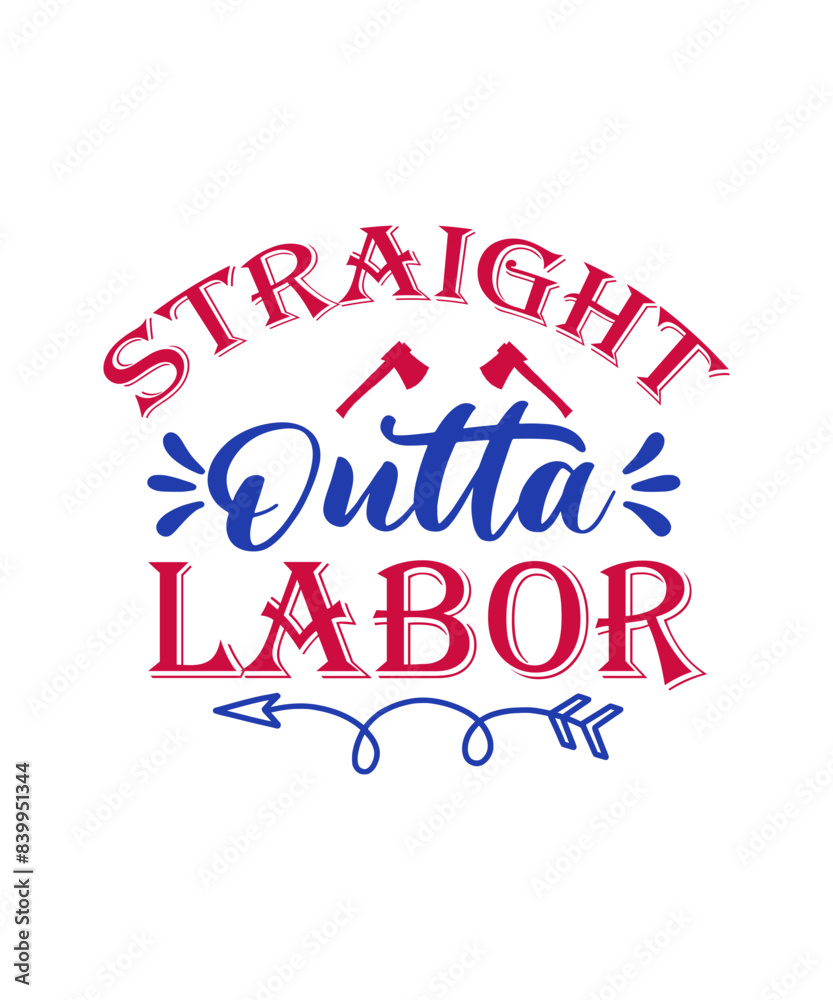 Labor Day SVG Bundle, Labor and Delivery Nurse, USA Labor Day SVG ...