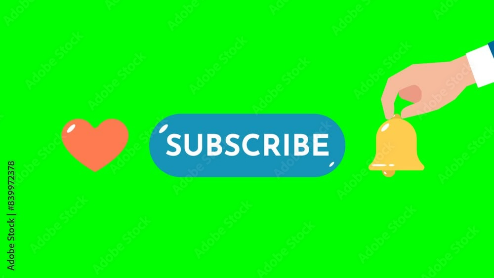Man clicks on the Subscribe button. Blogging, promotion. Social media ...
