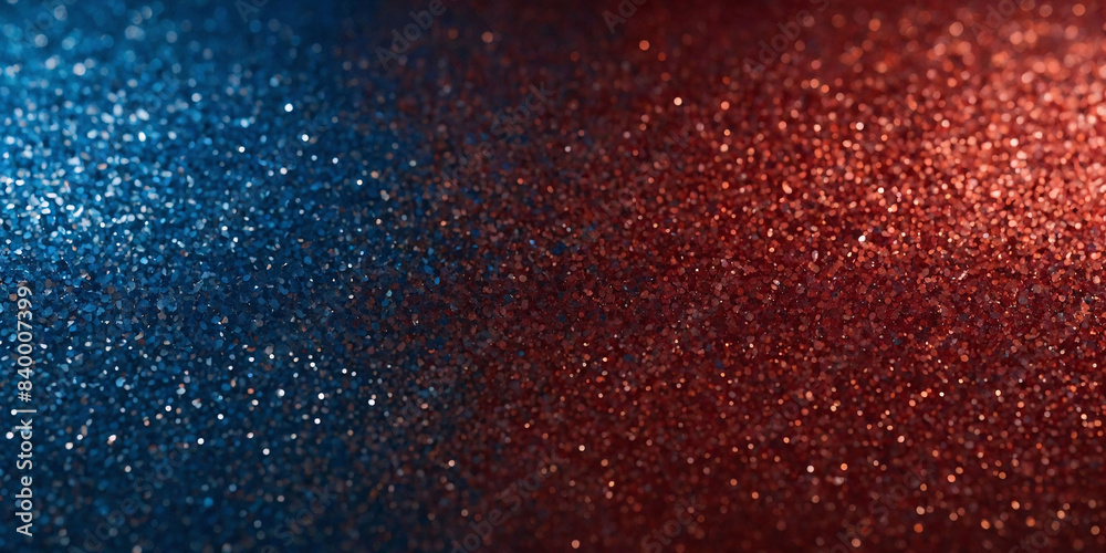 Abstract patriotic red white and blue glitter sparkle background for ...