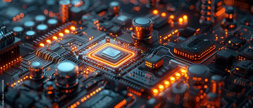 This high-quality 3D rendered isometric animation features an AI-driven ...