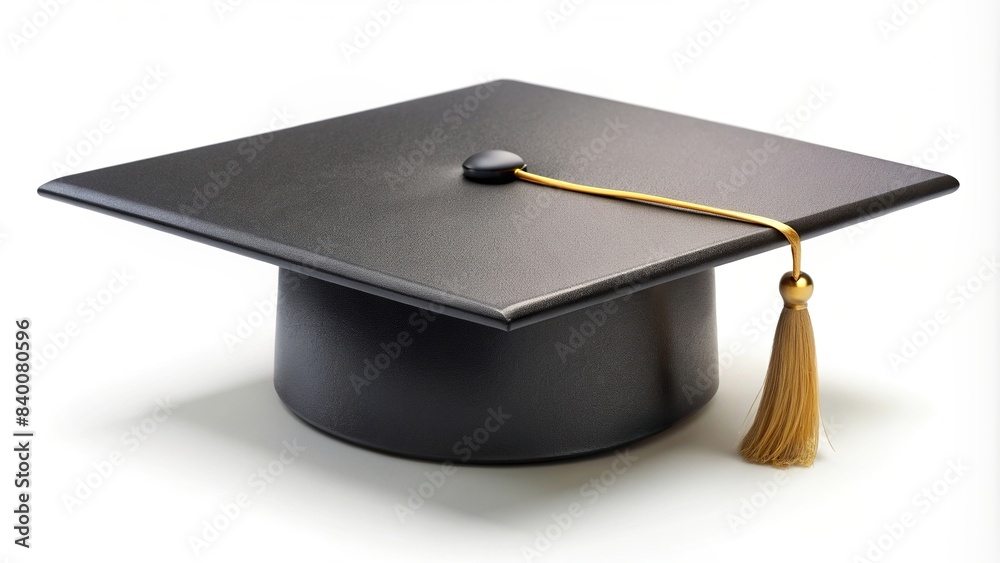 Black college graduation cap isolated on background, perfect for class ...