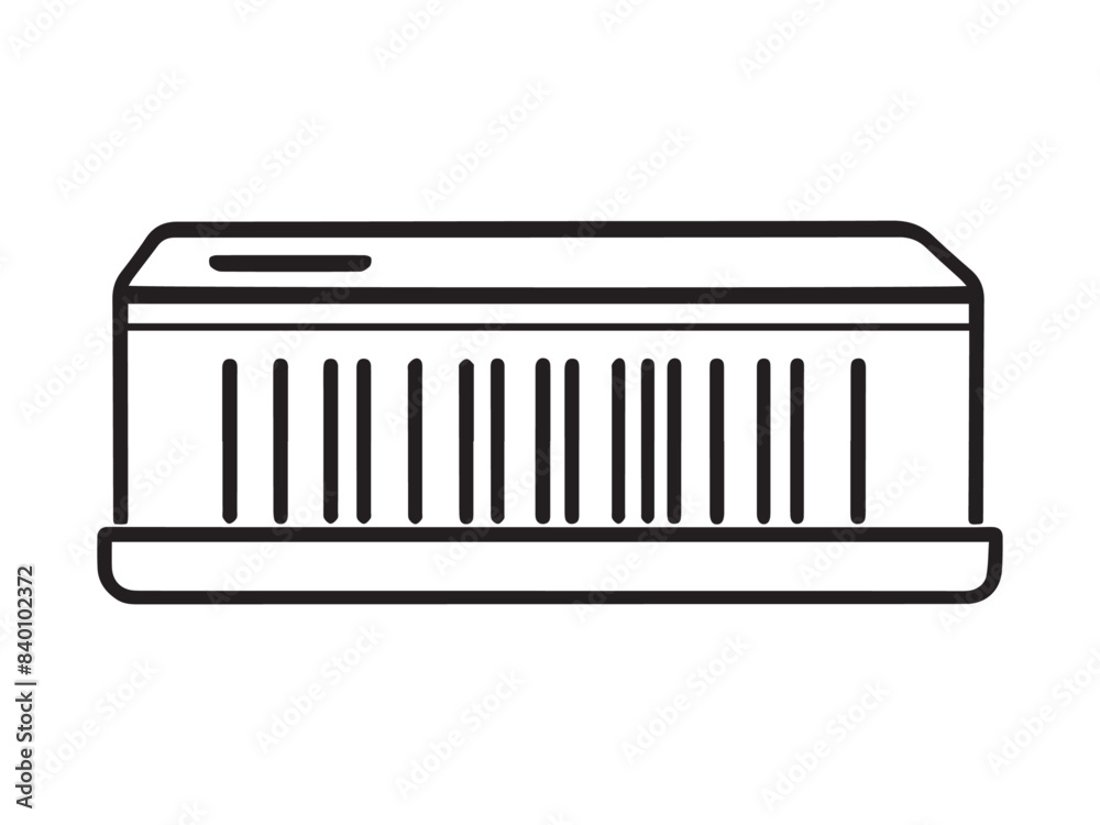 Dishwasher line and solid icon, Kitchen equipment concept, Dish washer ...