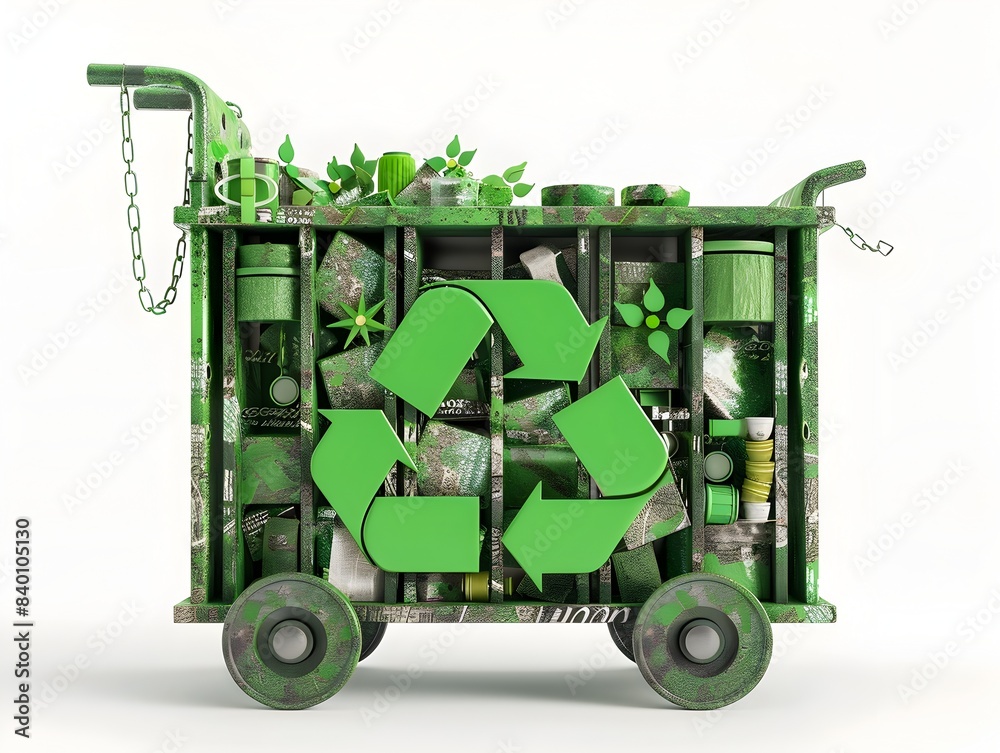 Eco Friendly Recycled Cart for Sustainable Waste Management and ...