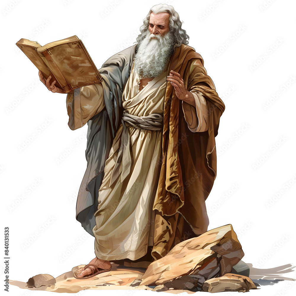 moses receiving the ten commandments dramatic biblical scene from the ...