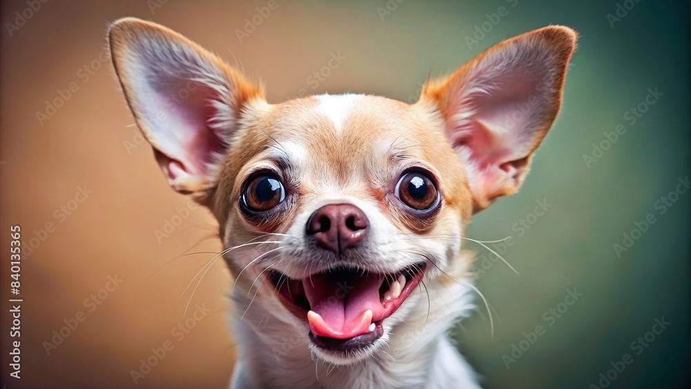 Funny chihuahua with a silly expression, perfect for meme and ...