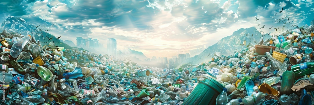 A visual representation of the recycling process from waste collection ...